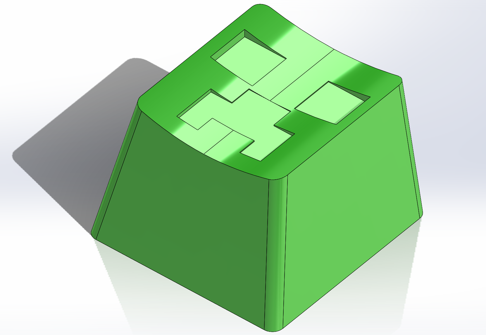 Creeper keycap by D_tjoa | Download free STL model | Printables.com