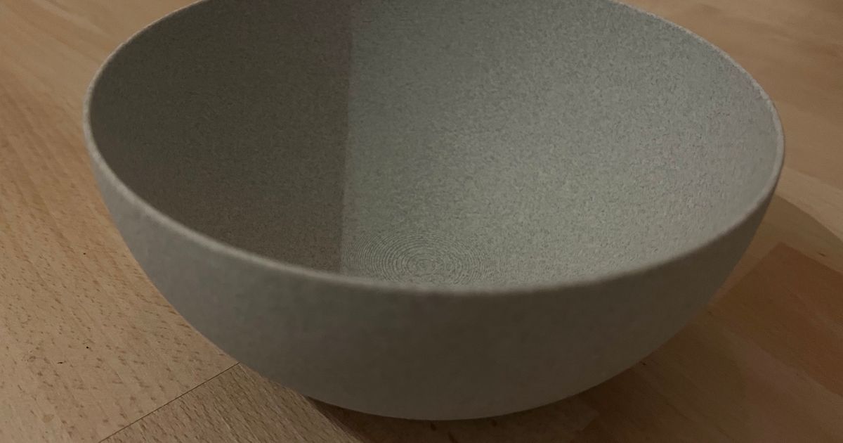 Simple bowl (half sphere) by JoFlash | Download free STL model ...