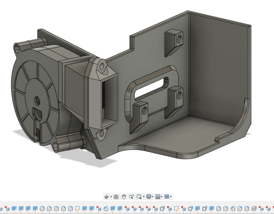 Extruder Cover X2 / Genius PRO + 5015 Fan Mod by JensD23 | Download ...