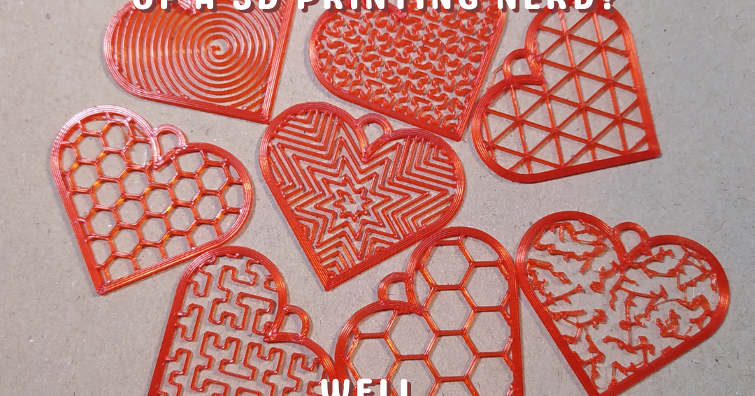 Infill heart earring by Aleksi | Download free STL model | Printables.com