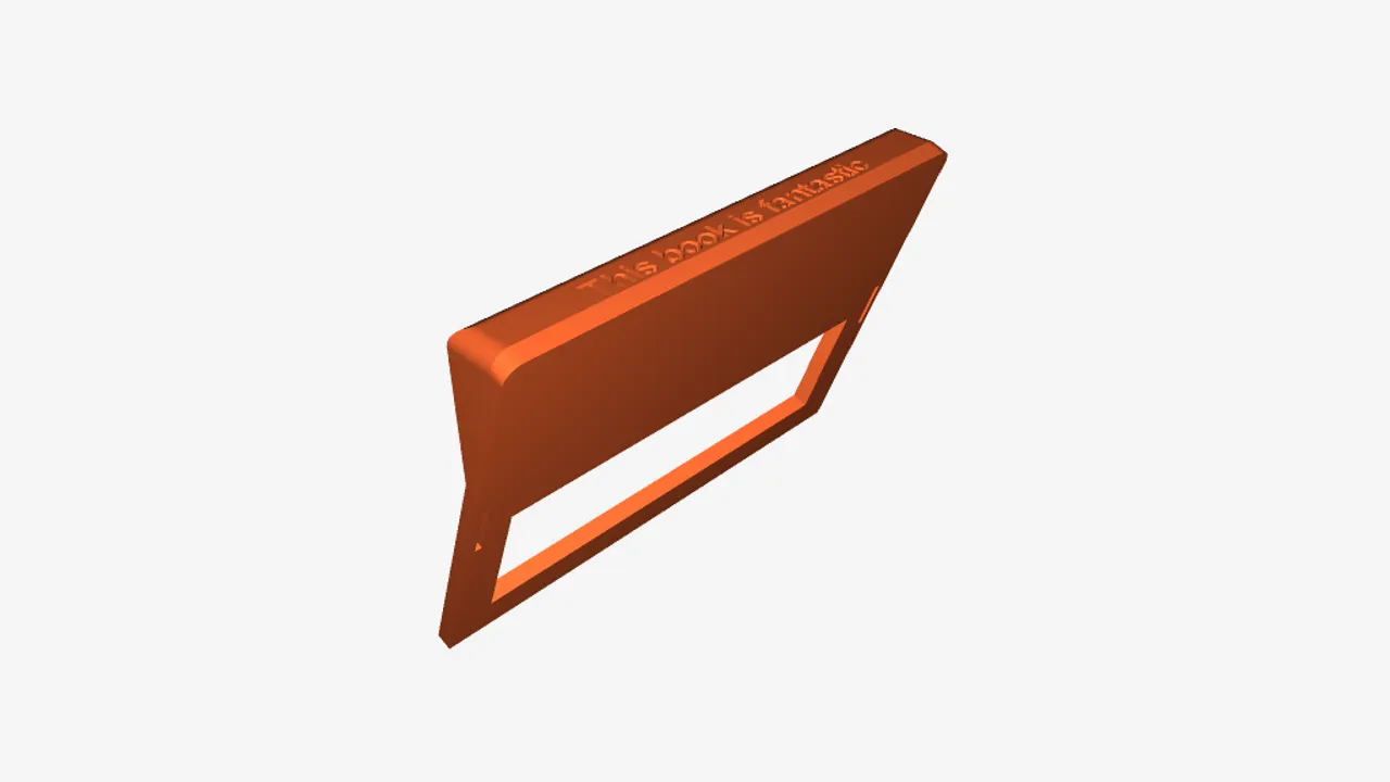 Book stand by Peter | Download free STL model | Printables.com