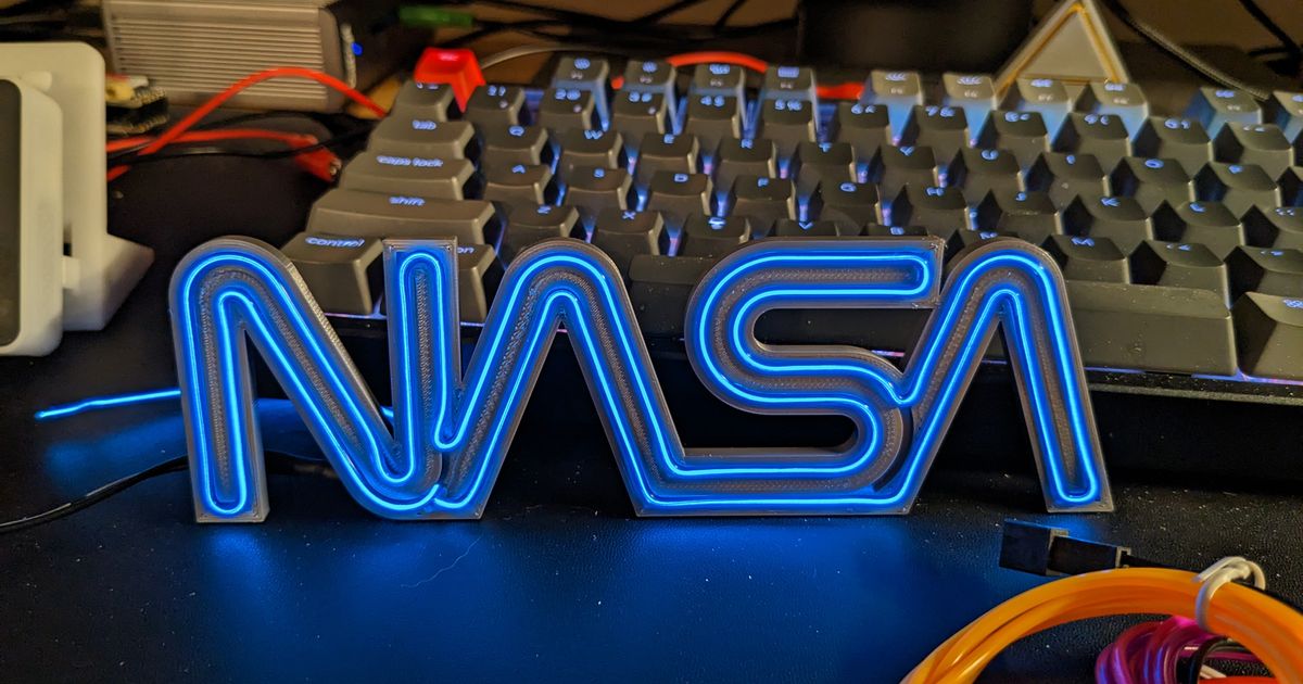 NASA Worm Logos for LED n00ds and EL wire by William Emfinger ...