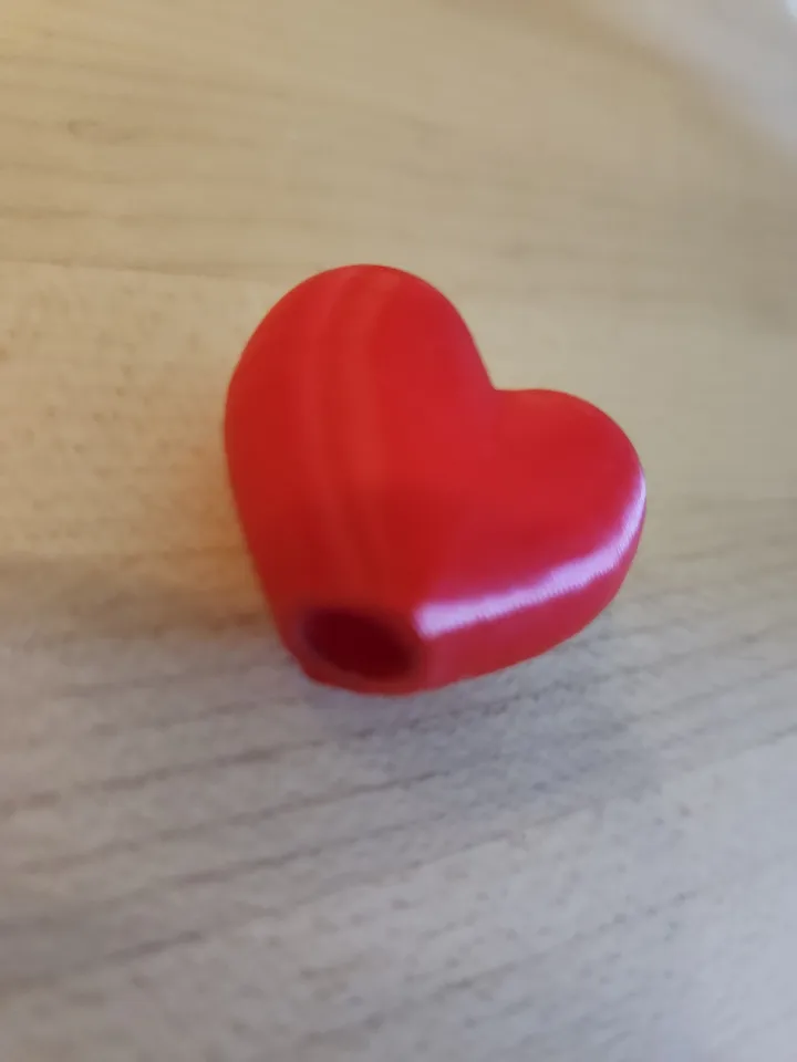 Heart Shaped Valve Cap by 3DontheGO | Download free STL model ...