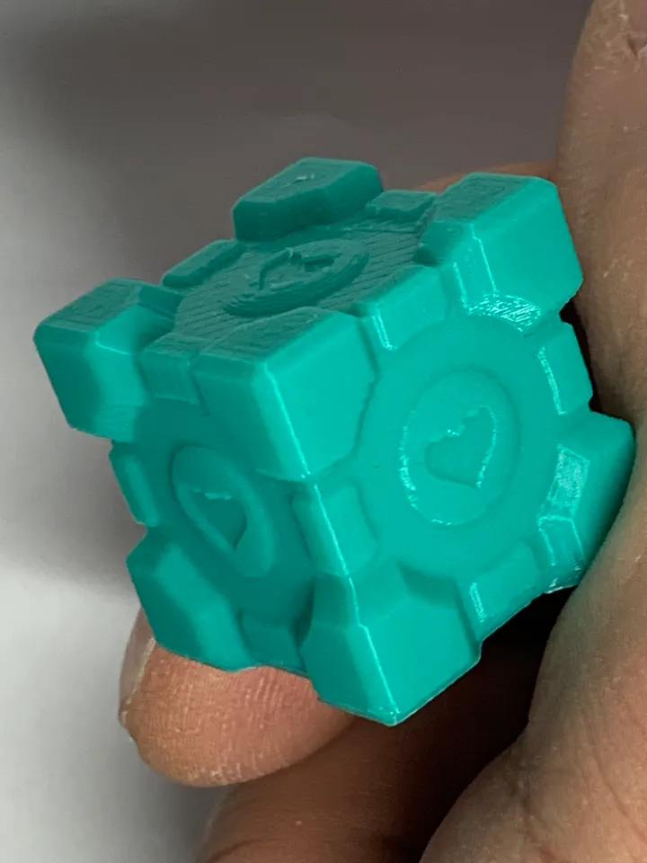 Companion Cube - Portal - Valve by C B | Download free STL model ...