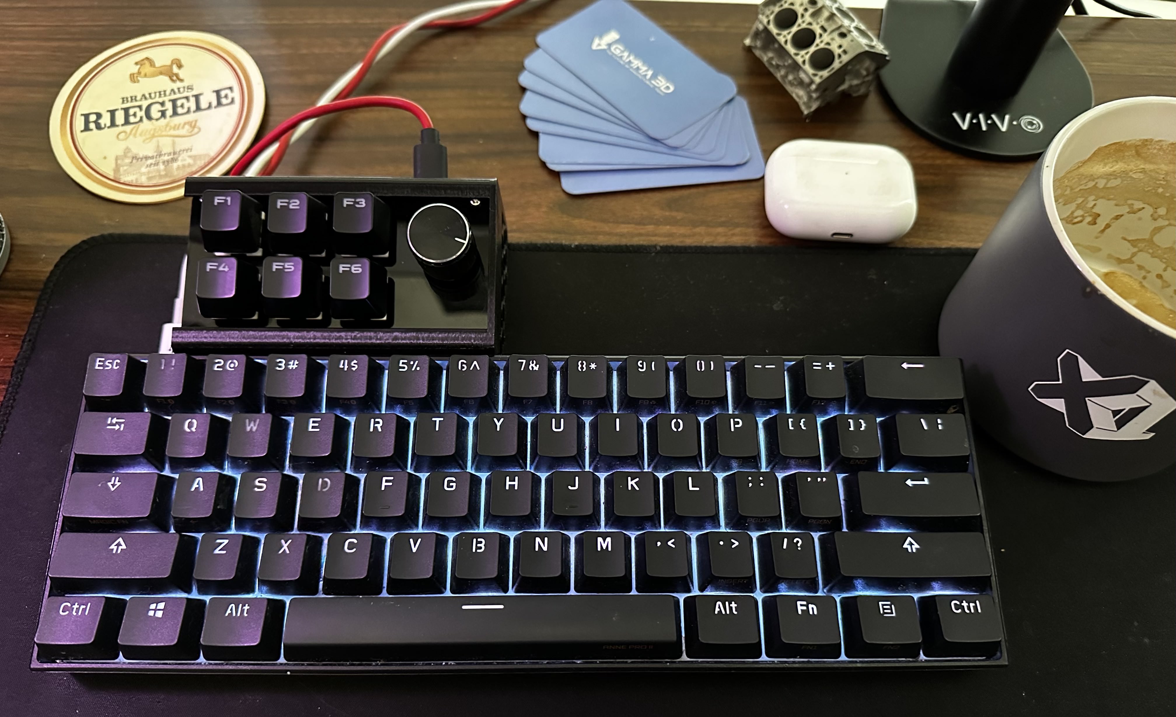 Macropad - 6 Key + Knob case/riser by Plexaterson | Download free STL ...