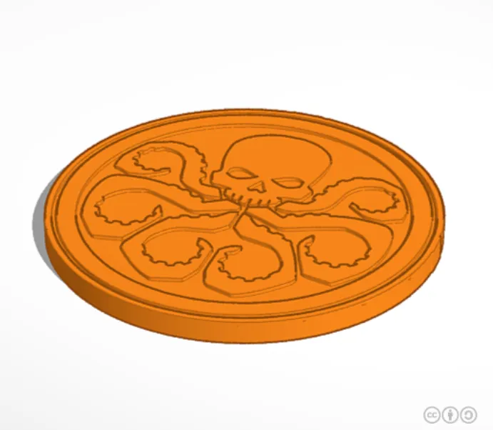 Marvel Hydra Coaster by OccaLuLu | Download free STL model | Printables.com
