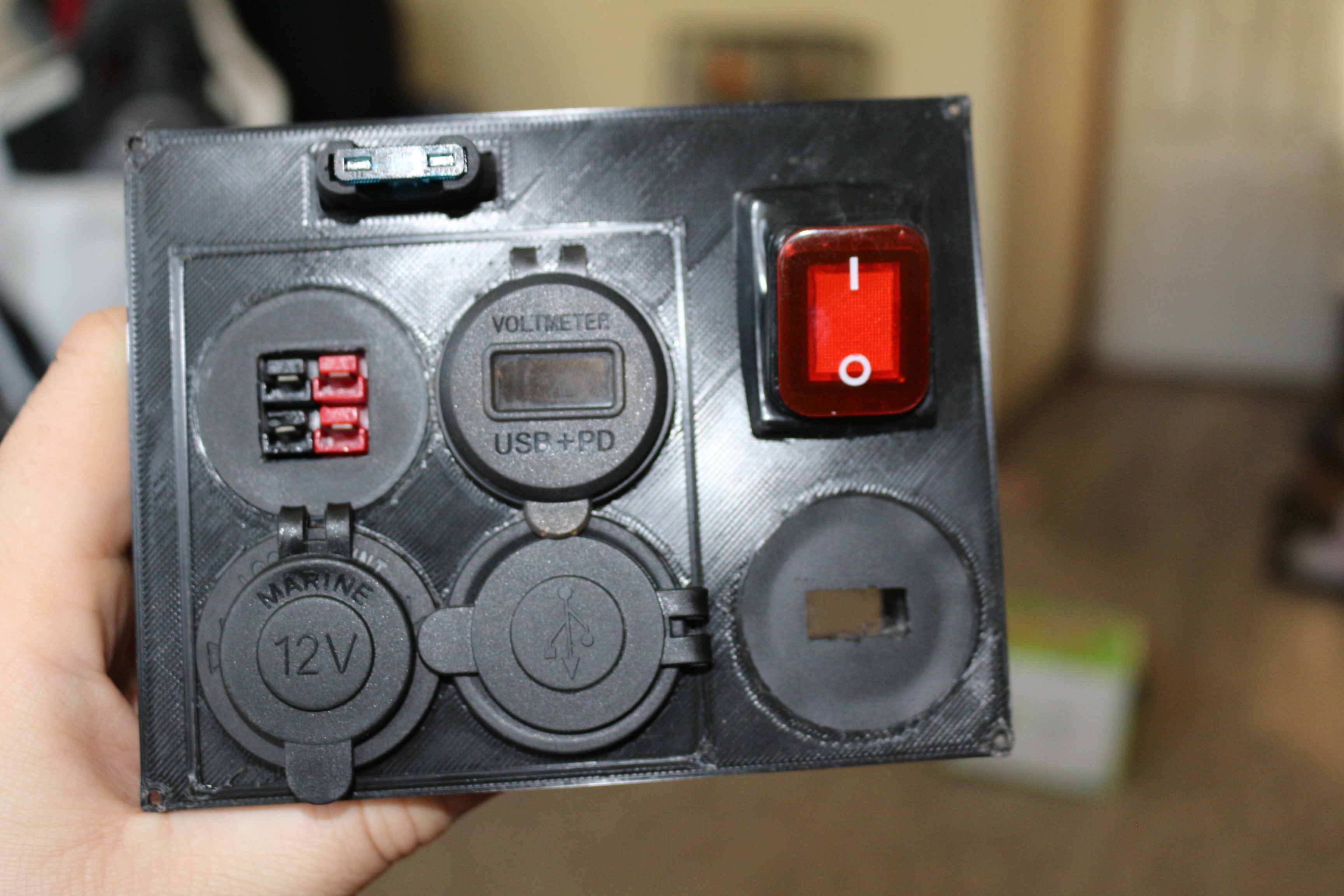 ANDERSON POWER POLE PANEL MOUNT por KT9Q | Descargar modelo STL ...