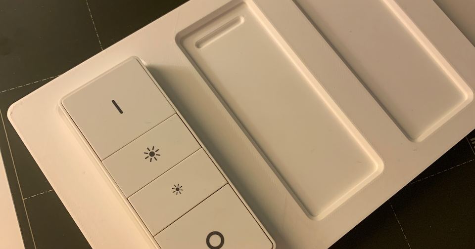 Philips Hue Dimmer Switch Mounting Plate for 3 Switches by Joshua ...