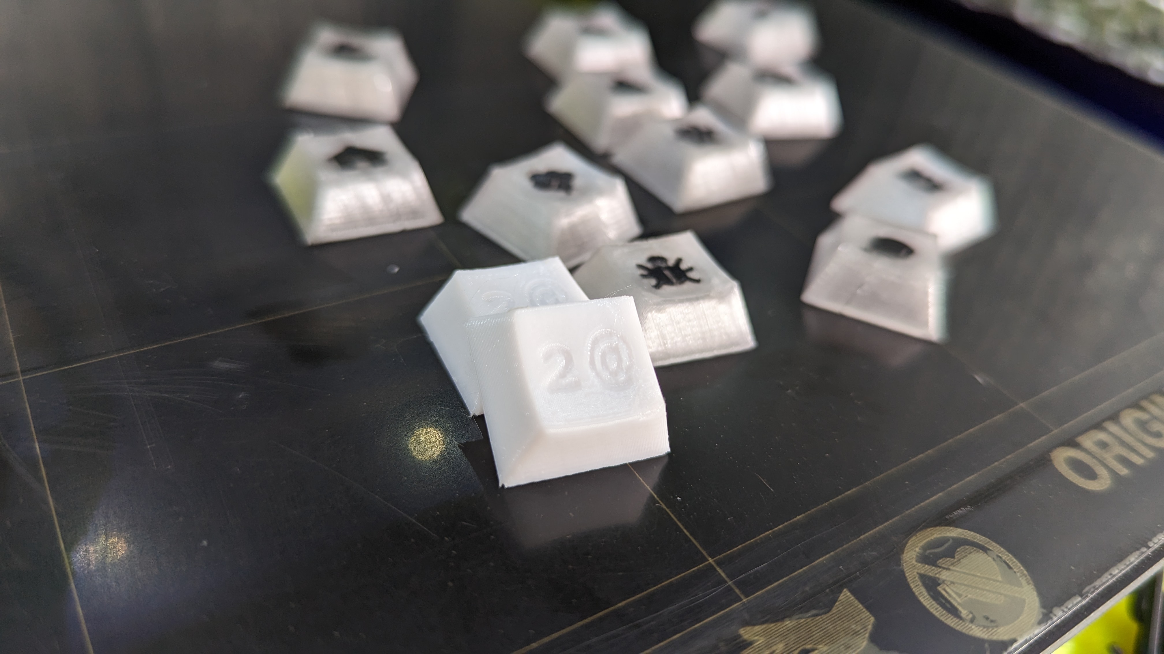 Complete Cherry MX stem keycap set optimized for 3D printing (riskeycap ...