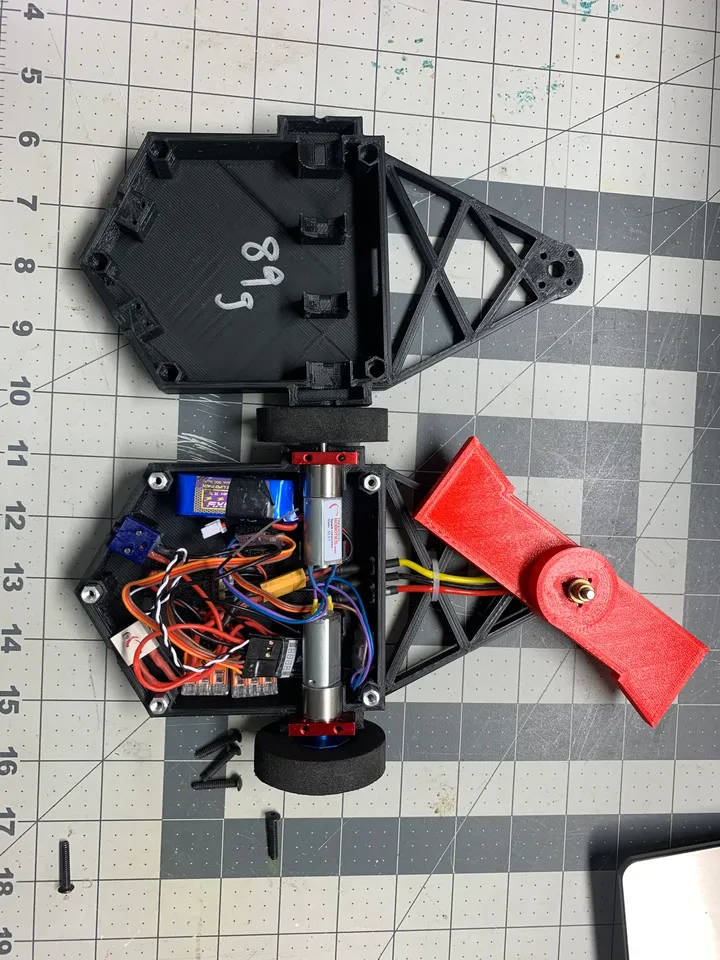 Tombstone Tribute 3D Printed 1lb. Combat Robot by Tom Lum | Download ...