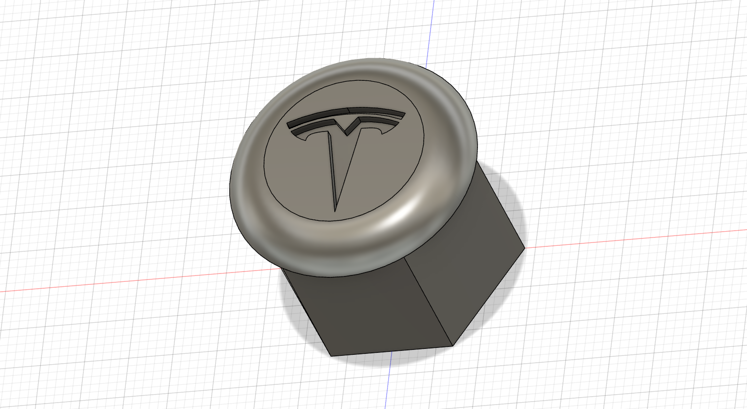 Tesla Lug Nut Caps by 3DPrintM.D. | Download free STL model ...