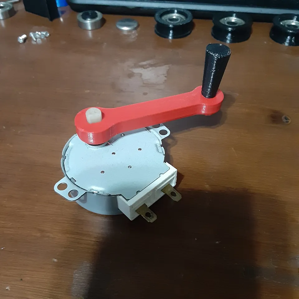 Mini Hand Crank Alternator by B&B TECH | Download free STL model ...