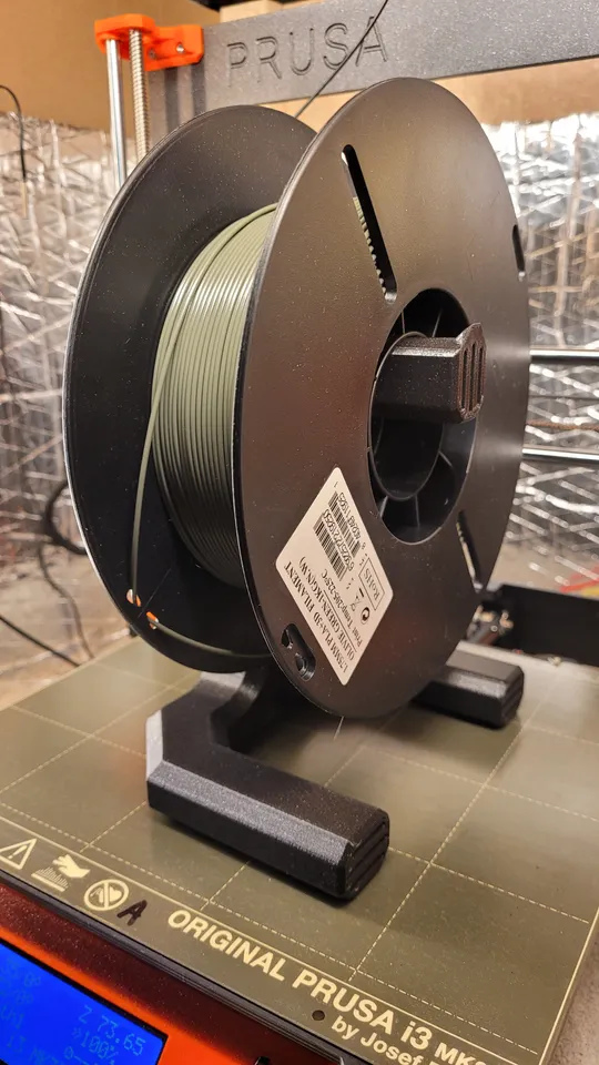 Spool holder. Rigid. Print in place. by 3DNils | Download free STL ...