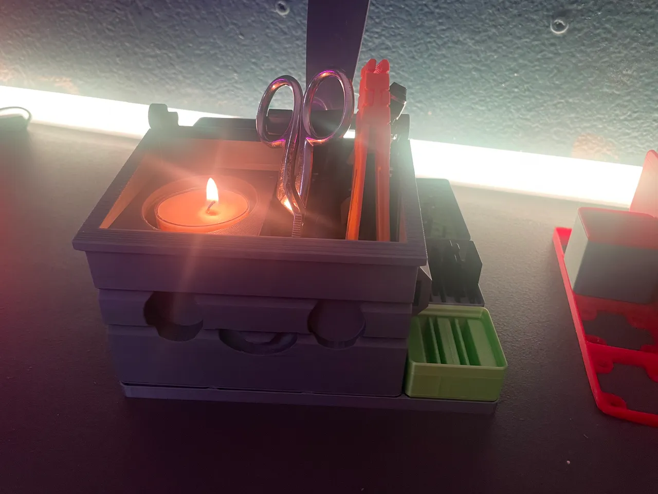 Gridfinity Dumpster Fire by MeeK | Download free STL model | Printables.com