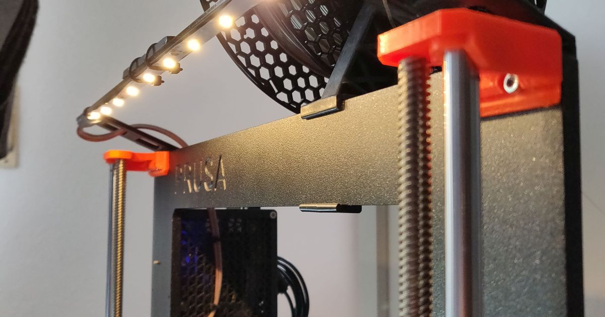 lightmount for LED strip by Man-X | Download free STL model ...