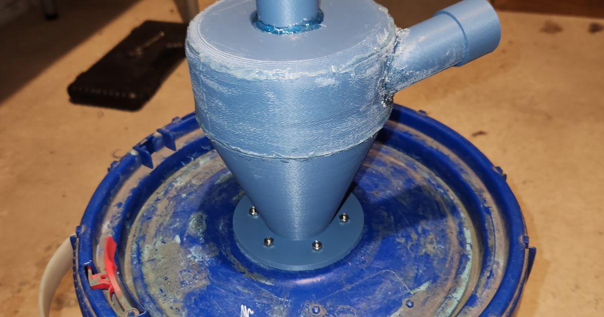 Small cyclone separator von Owen White | Kostenloses STL-Modell ...