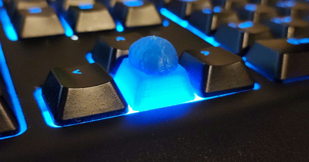 "Brain Scan" REAL MRI Data Key Cap Razer Cynosa V2 by WEBB3DMFG ...