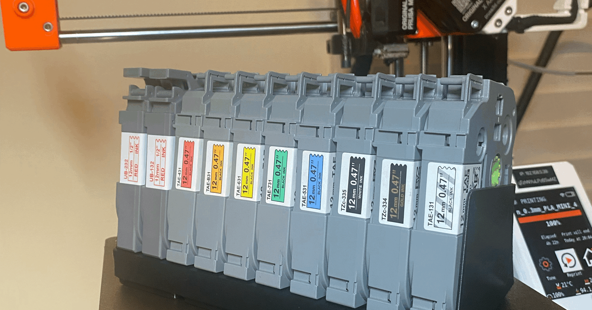 TZE Tape Holder #Gridfinity by Jonny Woolstenhulme | Download free STL ...