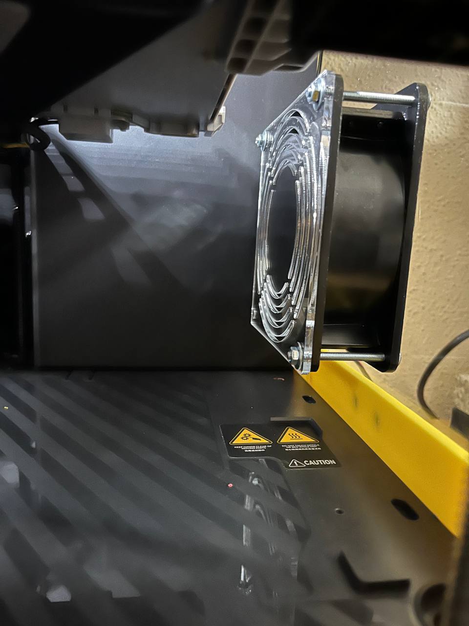 Holes for 120mm fan to Bambu Lab P1P ARC enclosure by SlavaSlenin ...