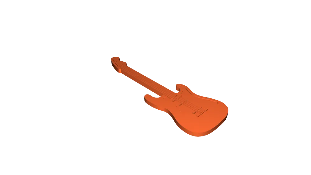Electric Guitar by Xilow | Download free STL model | Printables.com
