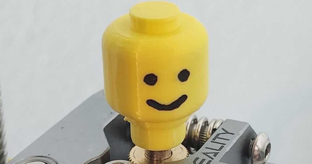 Lego Head Extruder Knob For Ender 3 (All Versions) by Ghettoblasta ...
