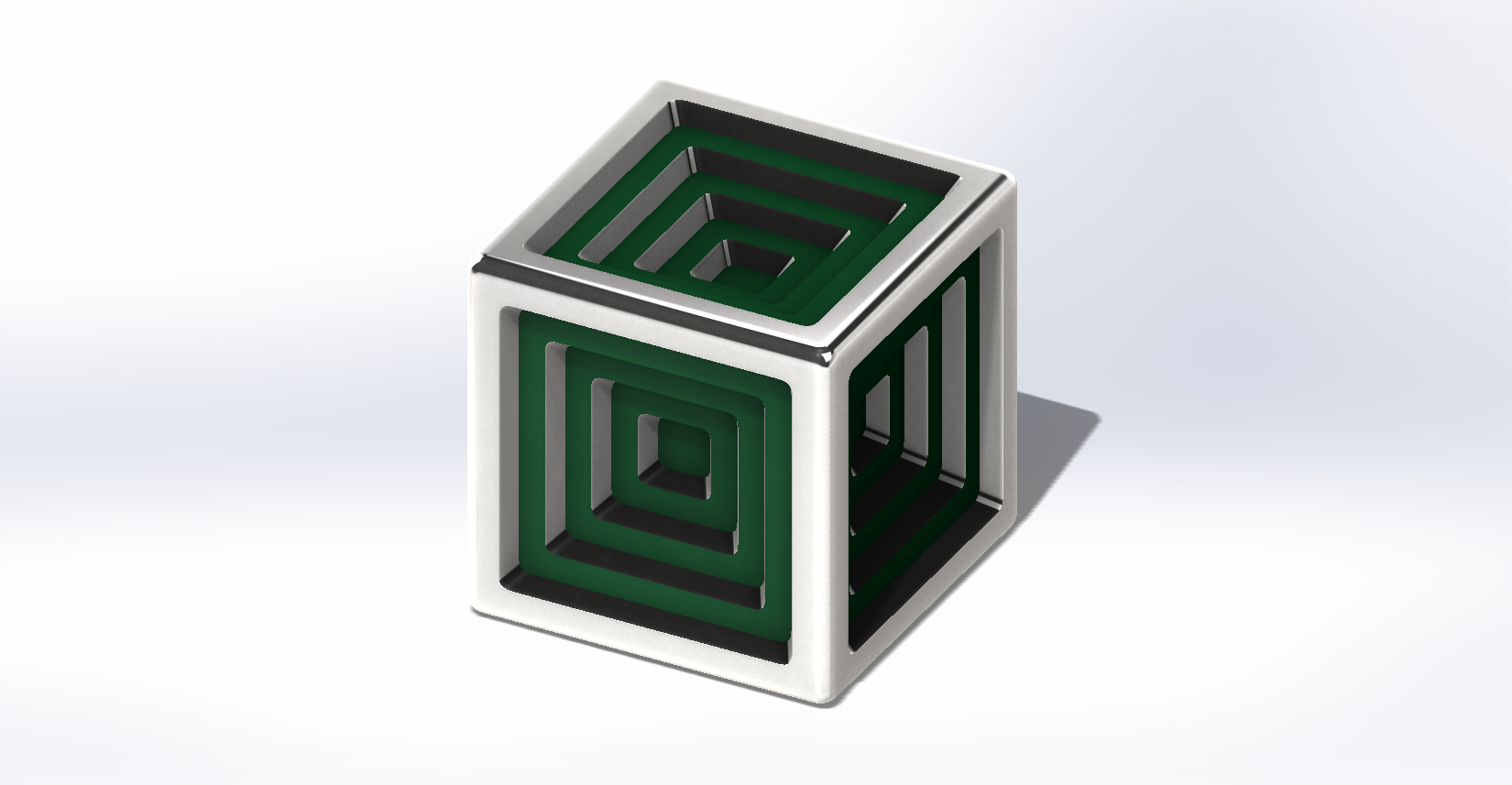 Mini Step Cube, Desk Decoration (No Support required) by Mechanical ...
