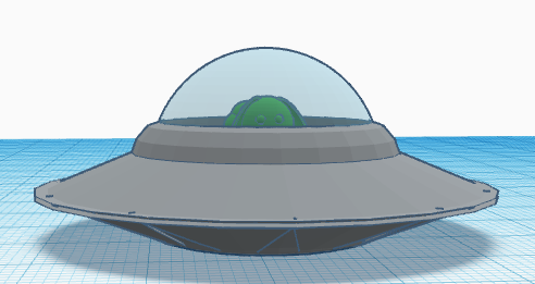 Simple U.F.O by ottar7 | Download free STL model | Printables.com