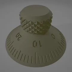 Safe dial Knob by Hugo | Download free STL model | Printables.com