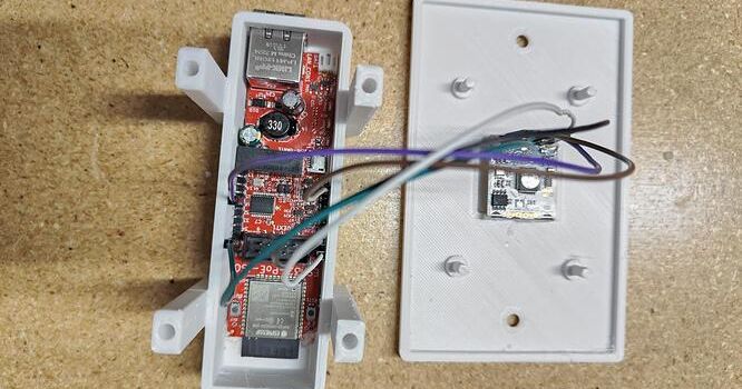 ESP32-POE-ISO SEN0395 In Walll Mount by Helheim | Download free STL ...