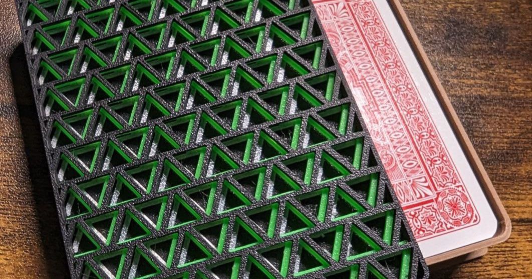 Playing Card Box - Triangle Design by SteffPet3D | Download free STL ...