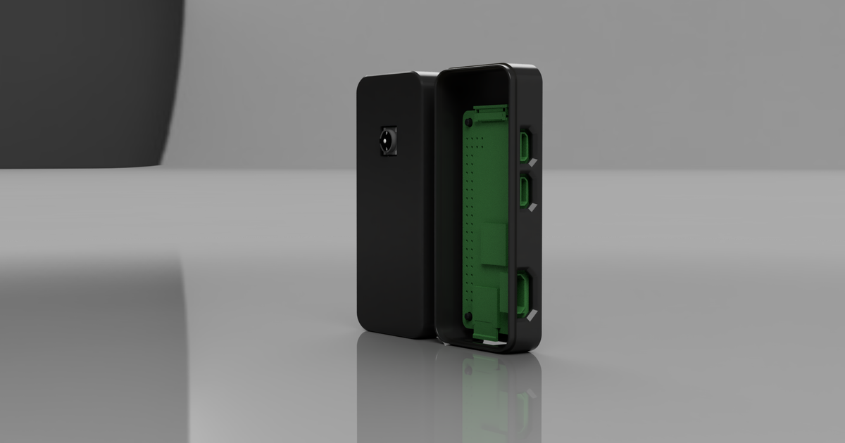 Raspberry Pi Zero W v1.1 Camera Case by Faust | Download free STL model ...