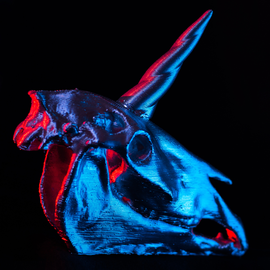 Unicorn Skull by julcoh | Download free STL model | Printables.com