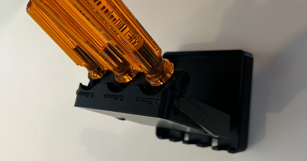 Folding Stand for my MIP precision hex driver set by KeilTheOld ...