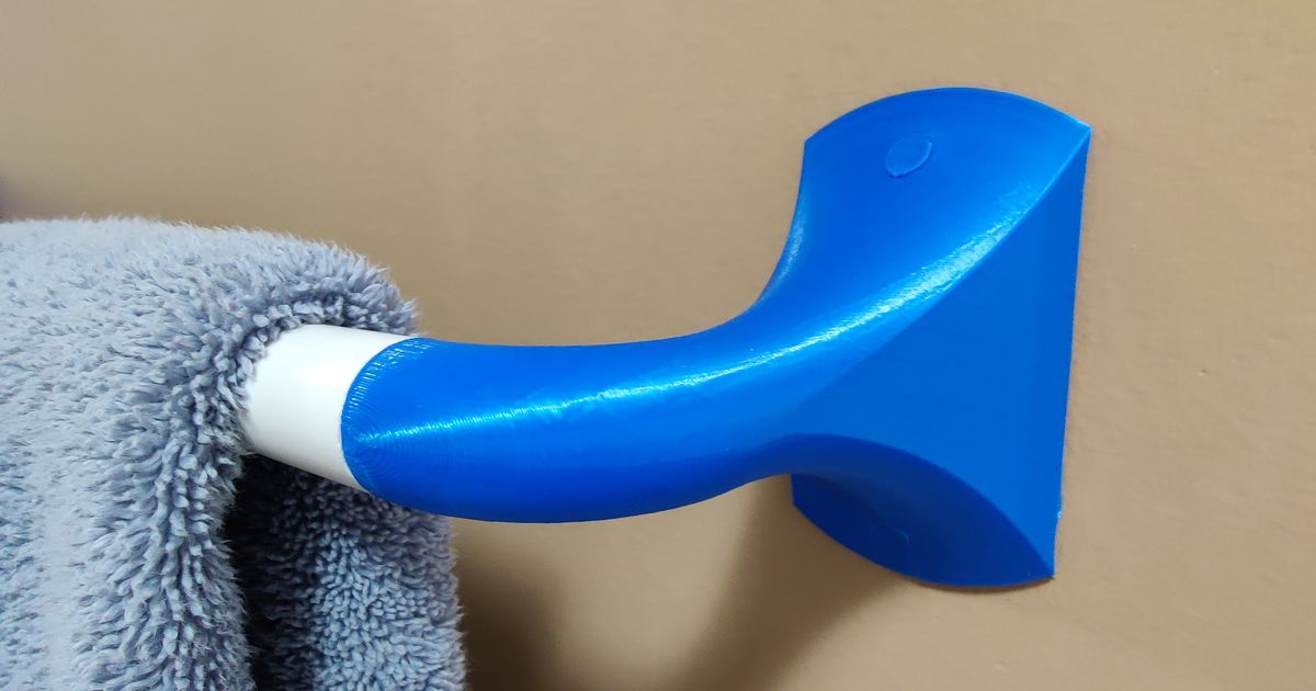 PVC towel rack by Avery Knowlton | Download free STL model | Printables.com