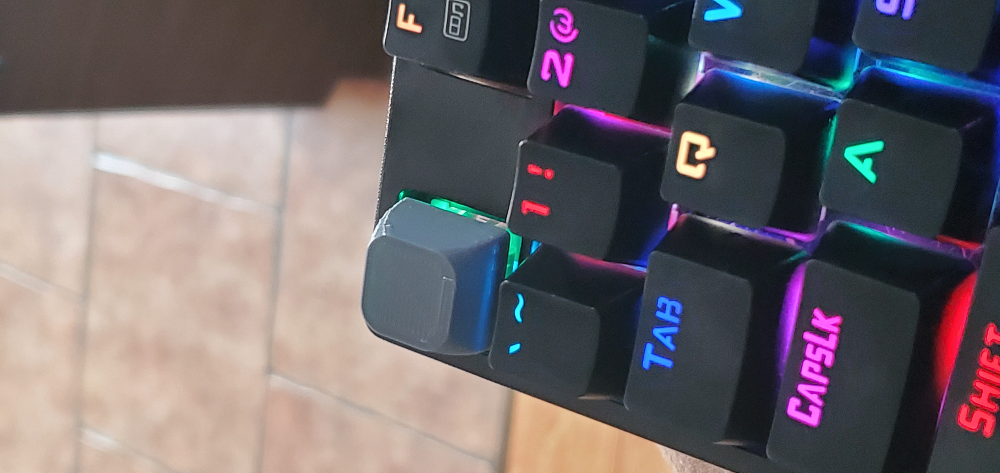 Cherry MX Compatible Flat Top Keycap - FDM optimised - Simple to print ...