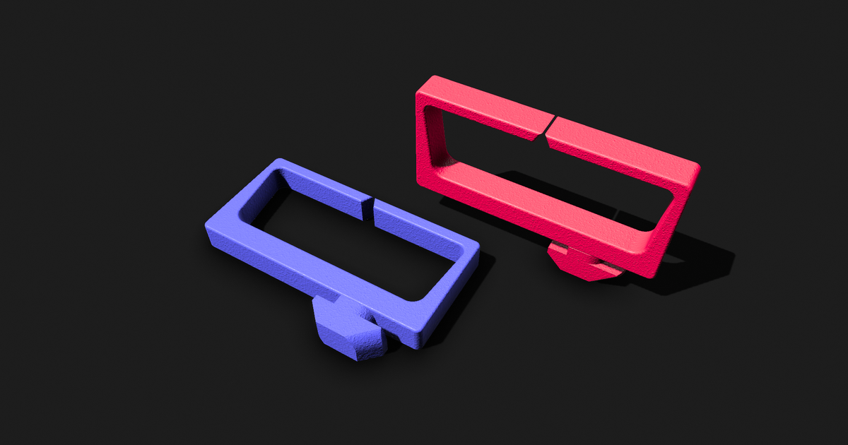 Quick mount wire brackets / clips for 4040 extrusions by Iconic FAB ...