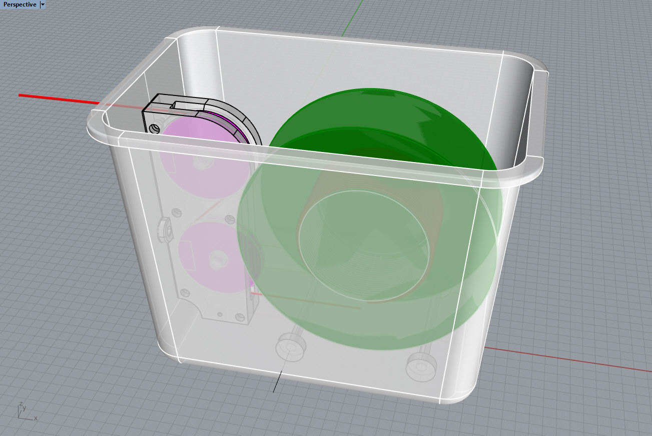 MMU2 filament buffer and spool within an Ikea drybox 365+ 10.6liter ...
