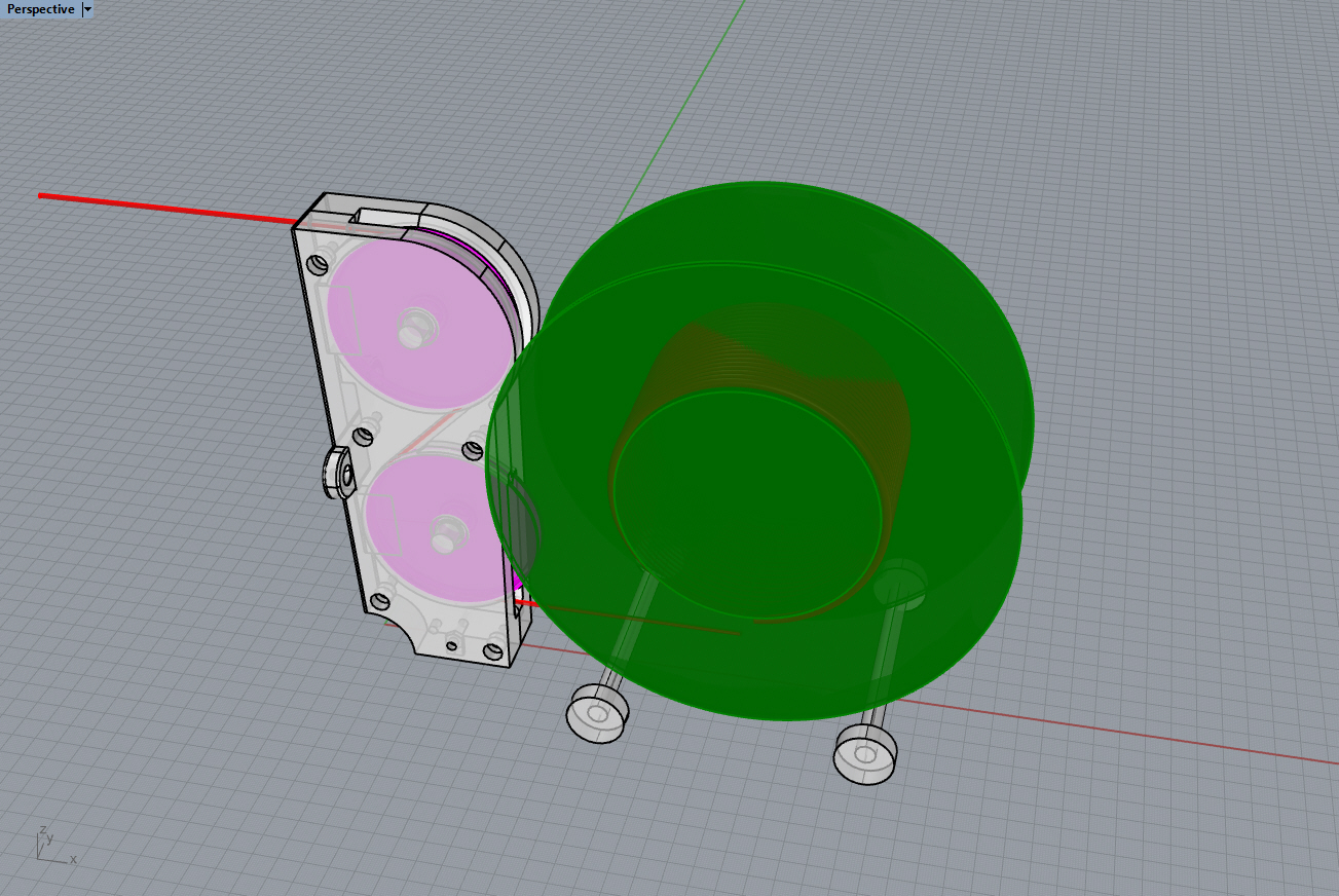 MMU2 filament buffer and spool within an Ikea drybox 365+ 10.6liter ...