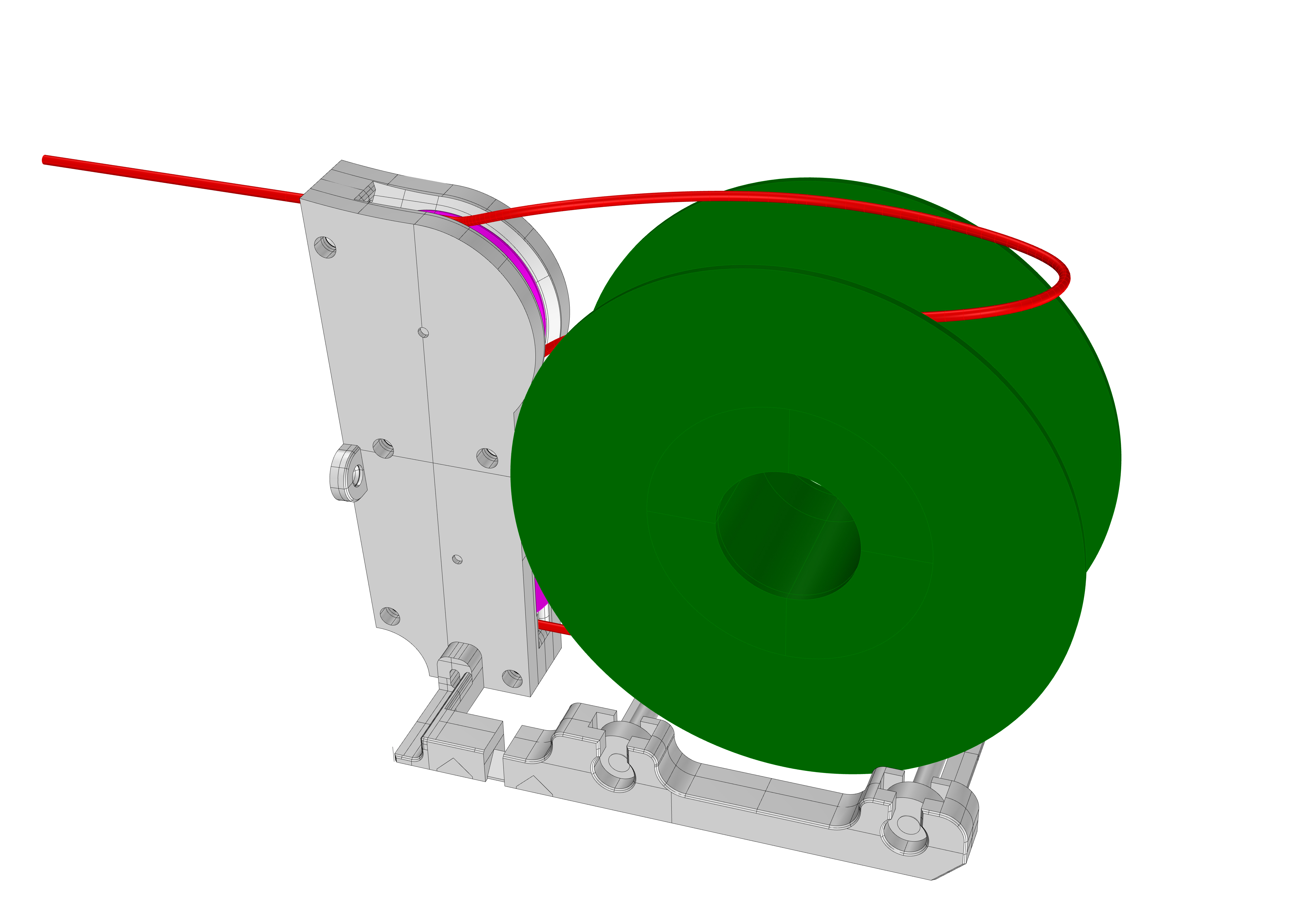 MMU2 filament buffer and spool within an Ikea drybox 365+ 10.6liter ...