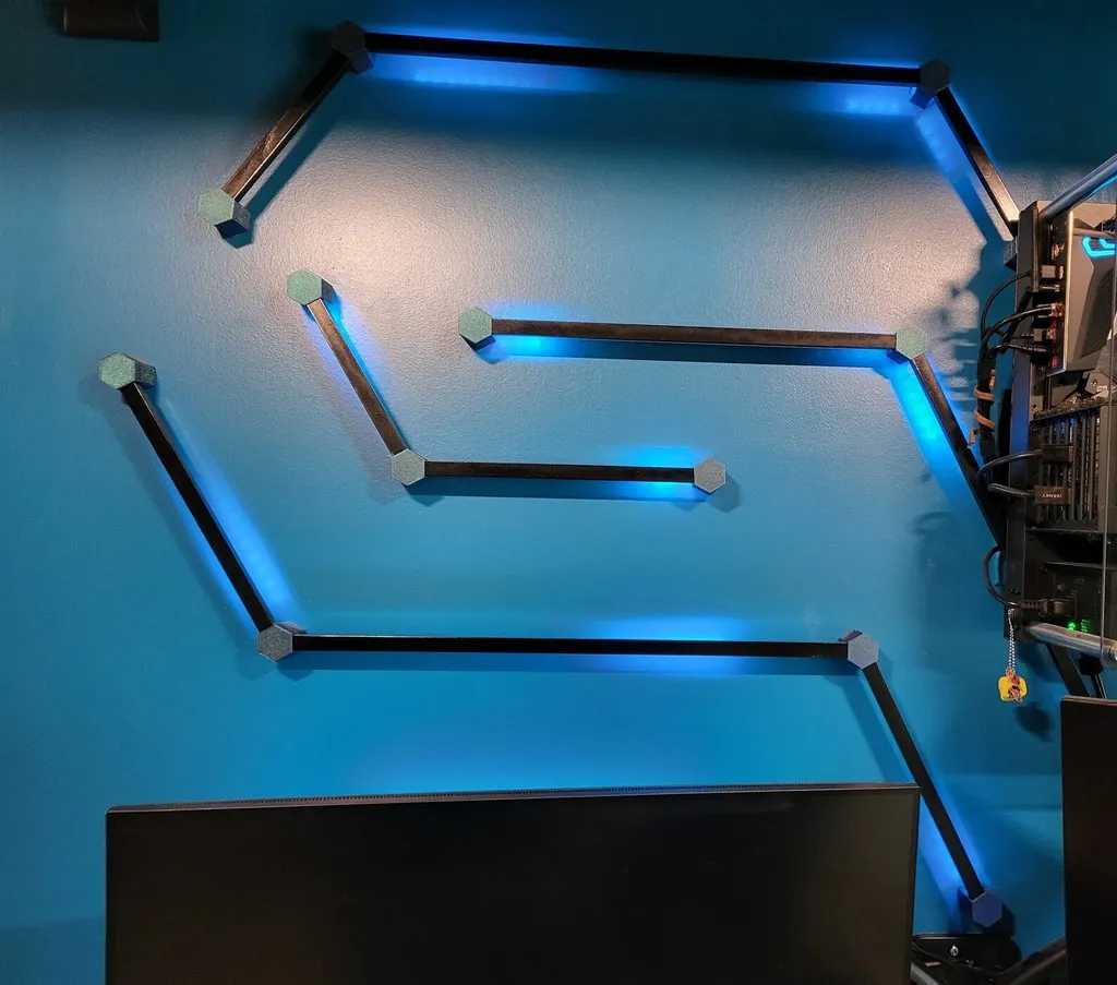 LED Wall Lights by hybridflux | Download free STL model | Printables.com