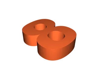 Alphabet Number 8 by Thibaud Chrun | Download free STL model ...