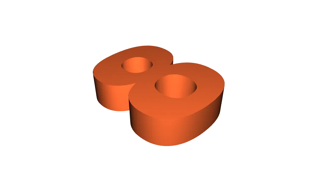 Alphabet Number 8 by Thibaud Chrun | Download free STL model ...