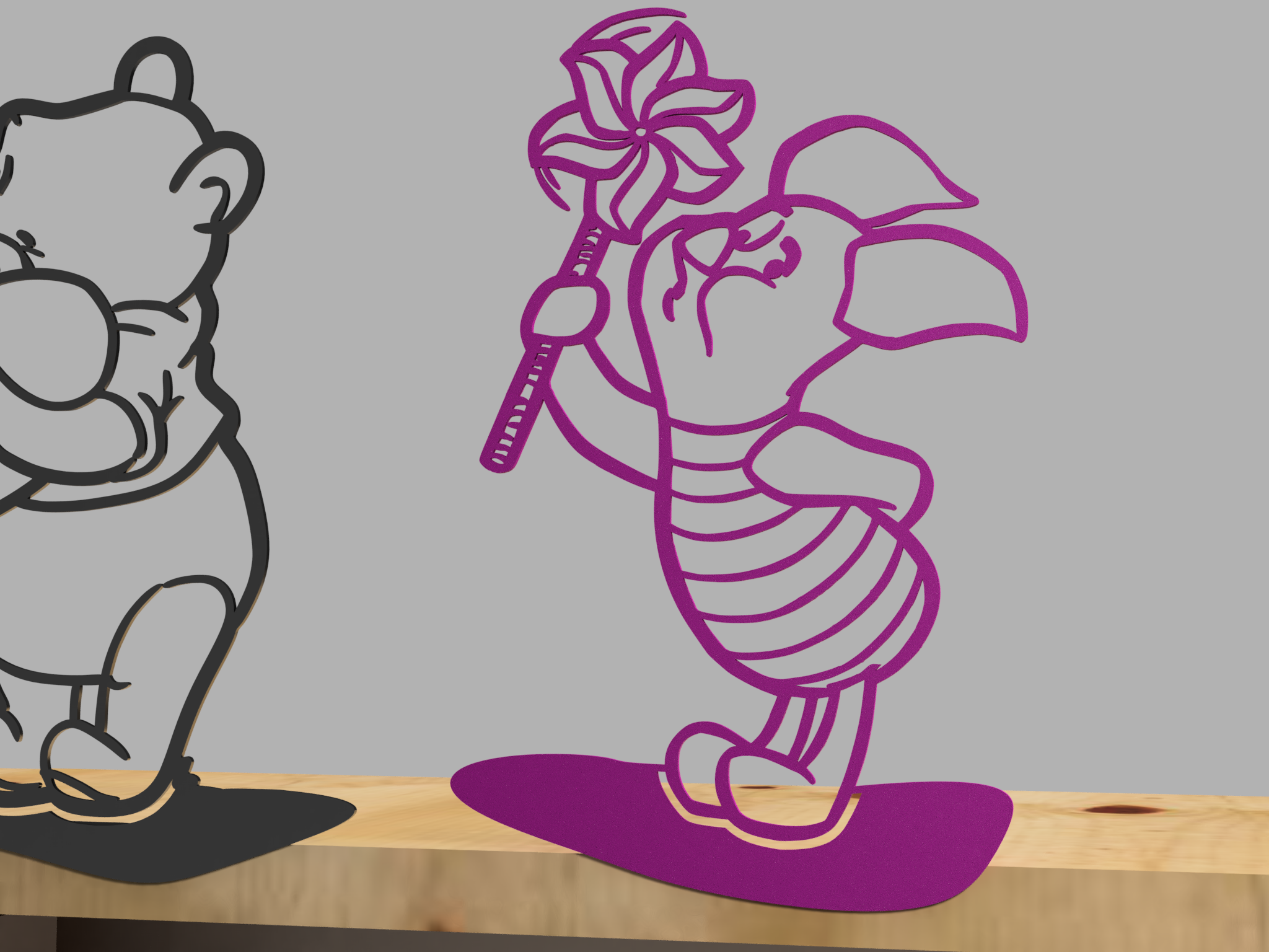Piglet from Winnie the Pooh by Joe | Download free STL model ...
