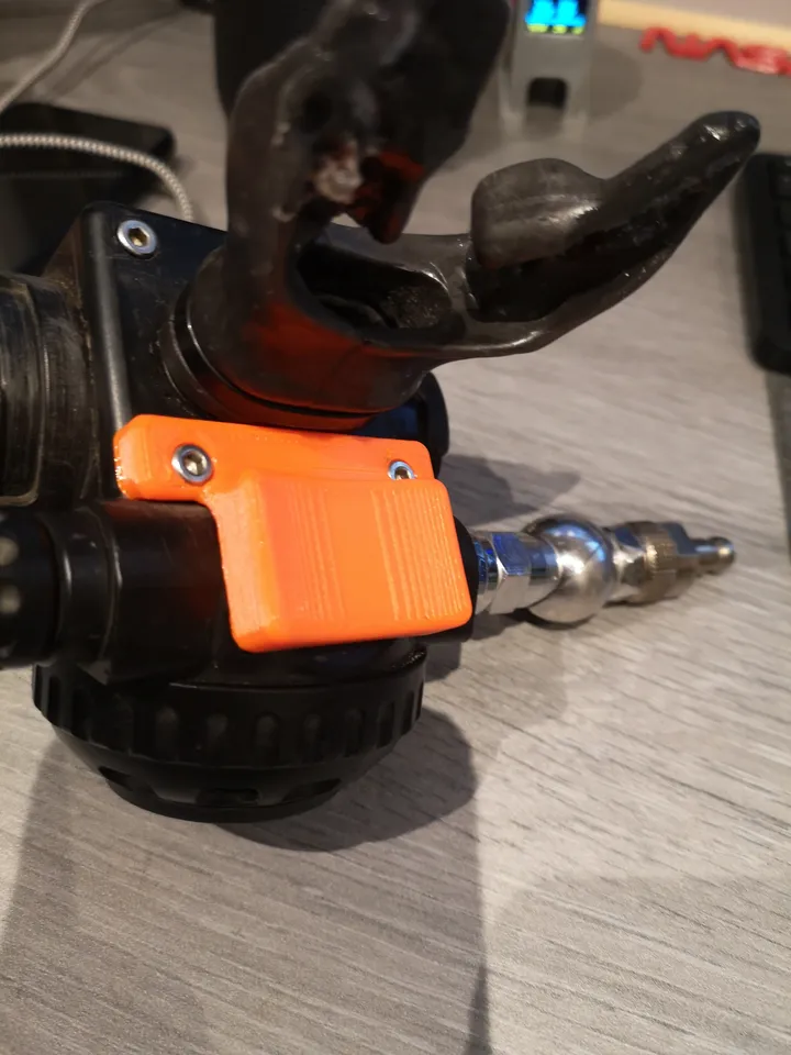 Shrimp BOV chin rest for rebreather by Jim Warny | Download free STL ...