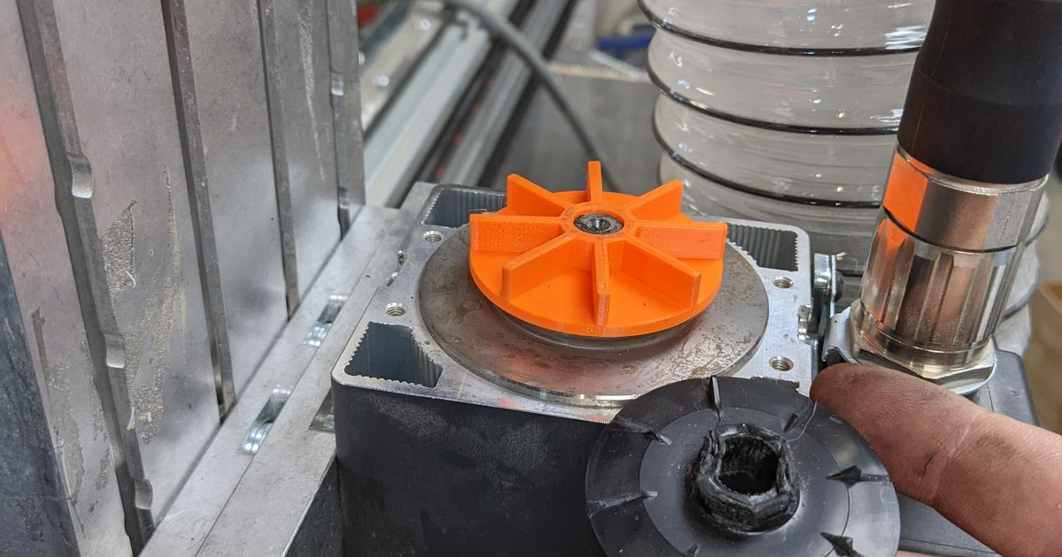 HITECO Router Spindle Fan by Matthew Barton | Download free STL model ...