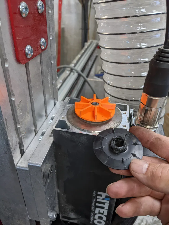 HITECO Router Spindle Fan by Matthew Barton | Download free STL model ...