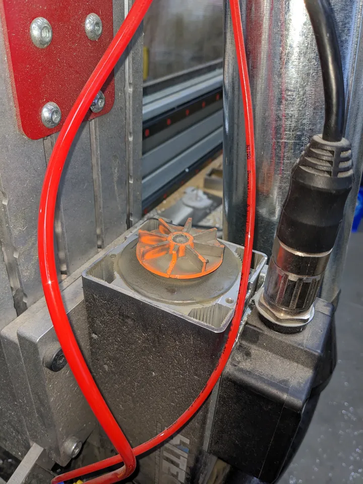 HITECO Router Spindle Fan by Matthew Barton | Download free STL model ...