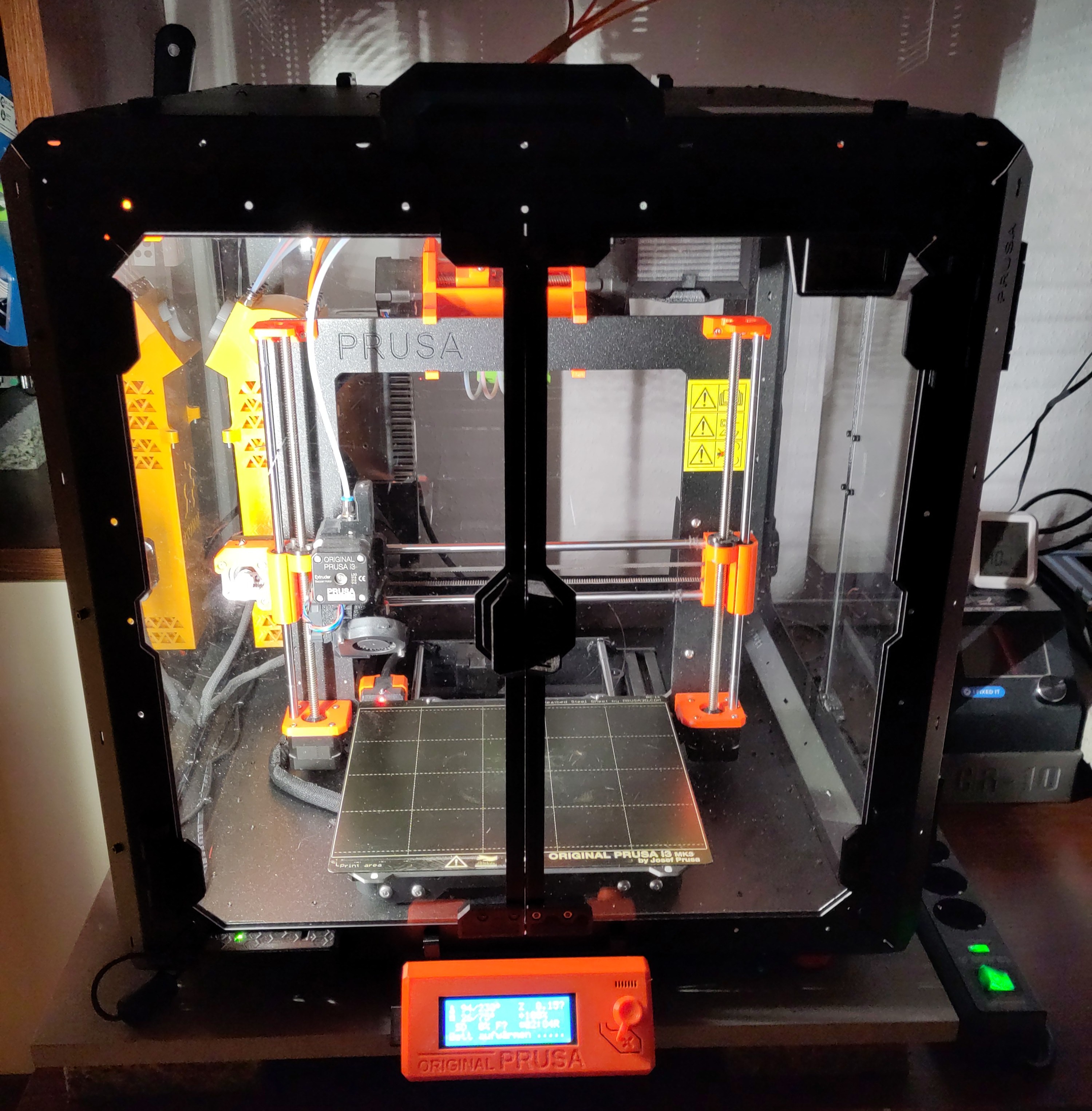Frontdoor (sheets and support) for Original Prusa Enclosure - redrawn ...