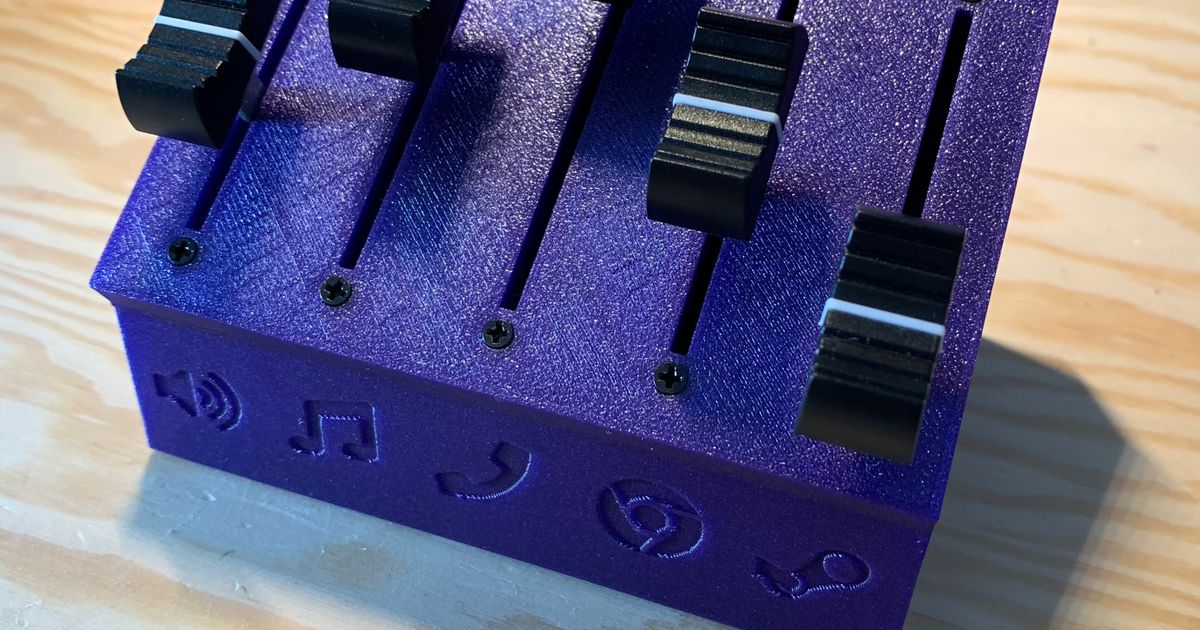 Deej Audio Mixer by Winston | Download free STL model | Printables.com