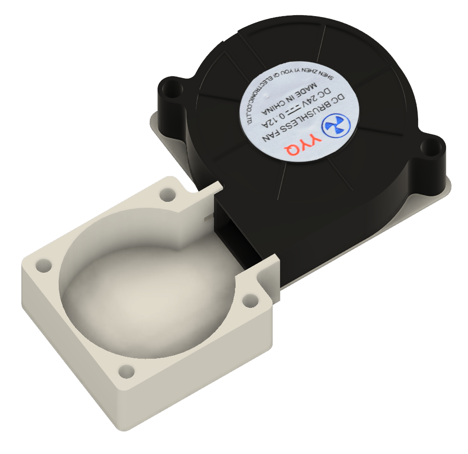 5015 blower adapter to 4010 4020 fan mount von Hrumque | Kostenloses ...